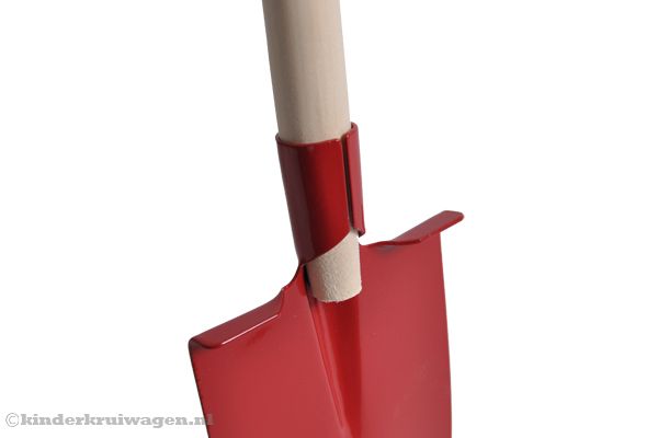 Kidsgarden Schep recht rood | Kinderkruiwagen.nl